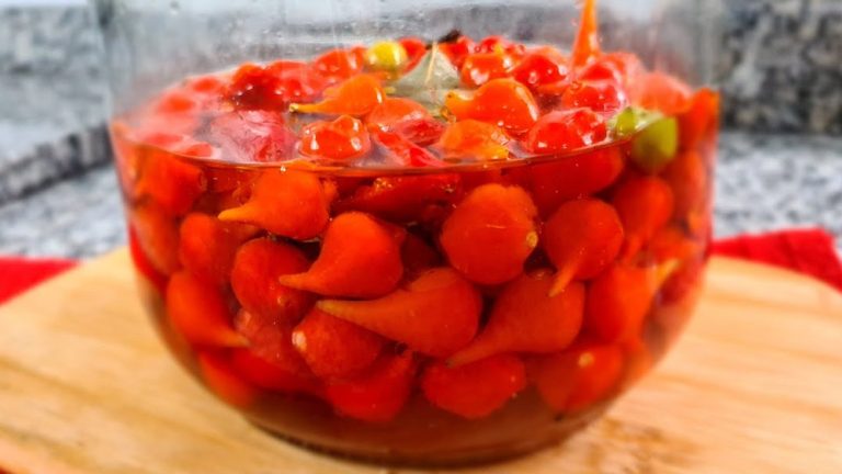 Conserva De Pimenta Biquinho (receita Fácil E Perfeita)